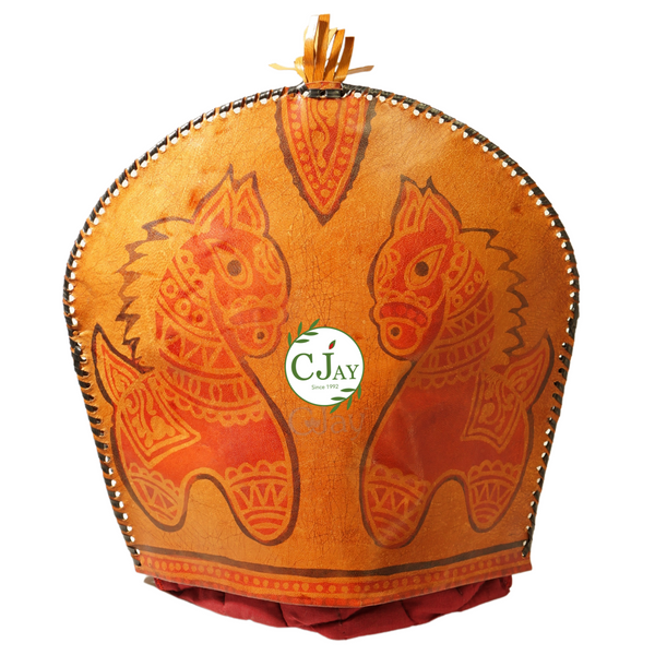 Leather Tea Cosy - Hand Crafted from India - cjaytea